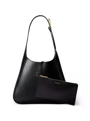 Calvin Klein Medium Trapeze-shape Shoulder Bag - Black