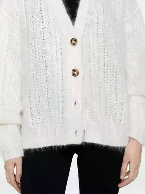 Soft Goat Buttoned Cardigan