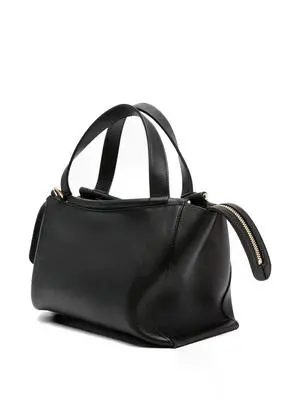 WANDLER Leather Top Handle Tote Bag