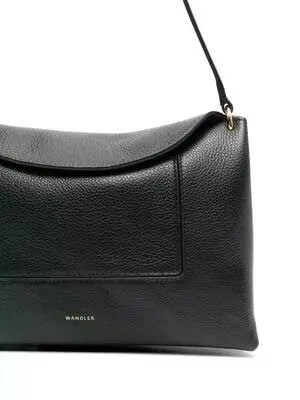 WANDLER Leather Shoulder Bag - Black