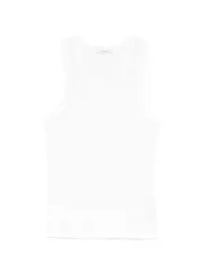 ENTIRE STUDIOS Round-neck Tank Top - White