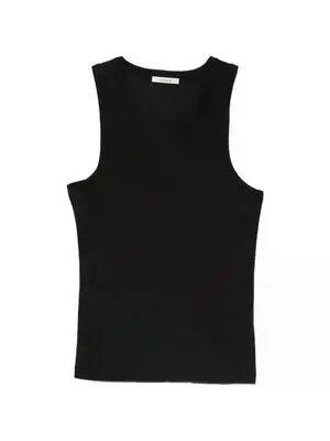 ENTIRE STUDIOS Round-neck Tank Top - Black