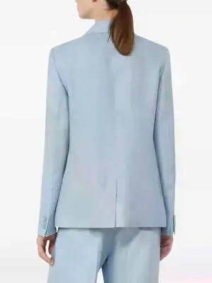 Max Mara Single-breasted Linen Blazer