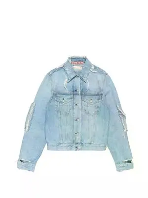 Acne Studios Distressed Jacket - Blue