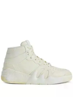 GIUSEPPE ZANOTTI Perforated High-top Sneakers