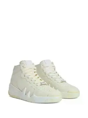 GIUSEPPE ZANOTTI Perforated High-top Sneakers