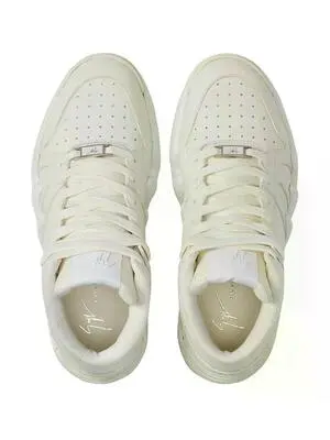 GIUSEPPE ZANOTTI Perforated High-top Sneakers