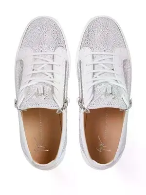GIUSEPPE ZANOTTI Rhinestone Low-top Sneakers