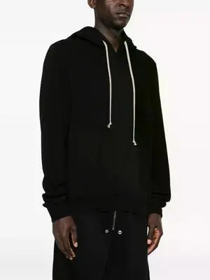 Rick Owens Hooded Printed Hoodie - Black