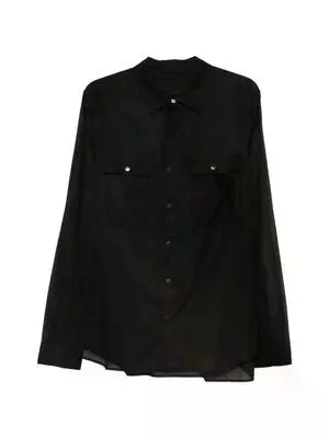 Rick Owens Chest Pockets Shirt - Black