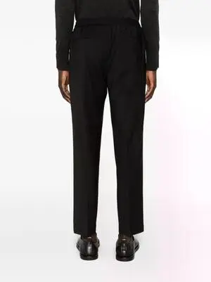 BRIGLIA 1949 Drawstring Trousers - Black