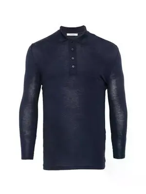 ENTIRE STUDIOS Long-sleeve Polo Shirt - Blue