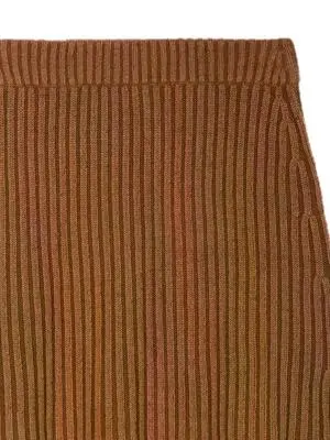 Eric Bompard Ribbed Mini Skirt