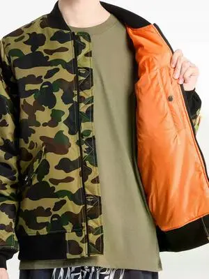 A BATHING APE Zip-up Bomber Jacket