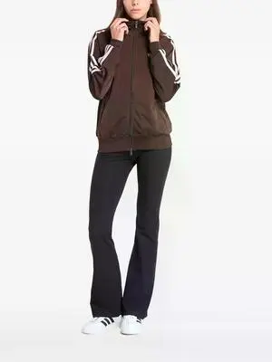 Adidas Striped Track Jacket - Brown