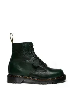 Dr. Martens 1460 Pascal Lace-up Leather Boots - Green