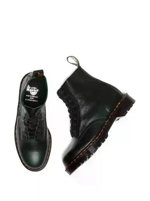 Dr. Martens 1460 Pascal Lace-up Leather Boots - Green