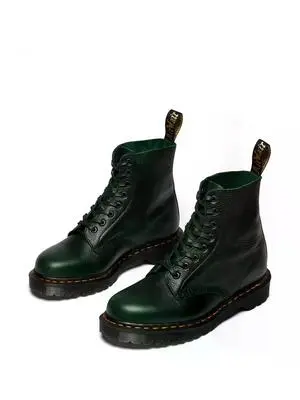 Dr. Martens 1460 Pascal Lace-up Leather Boots - Green