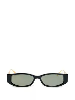Linda Farrow Susie Geometric-frame Sunglasses - Black