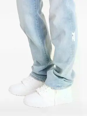 Off-White Cut-out Straight-leg Jeans