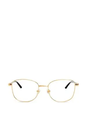 Jacquemus Square Frame Glasses - Gold