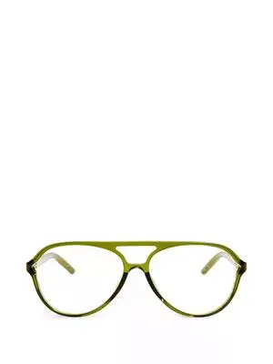 Jacquemus Pilot Frame Glasses - Green