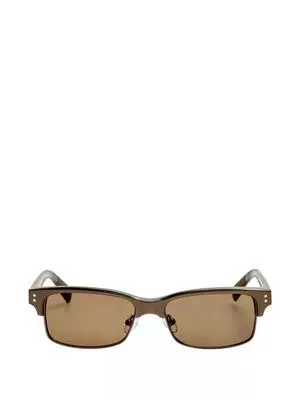 Jacquemus Rectangle Sunglasses - Brown