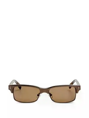 Jacquemus Rectangle Sunglasses - Brown