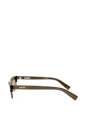 Jacquemus Rectangle Sunglasses - Brown