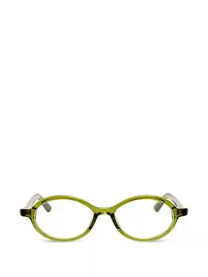 Jacquemus Oval-frame Glasses - Green