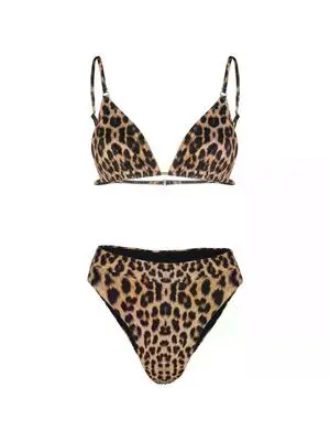 NOIRE SWIMWEAR Leopard Bikini - Neutrals