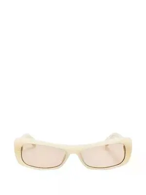 Jacquemus Rectangle Sunglasses - Neutrals