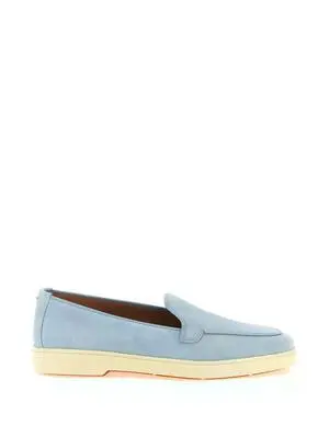 Santoni Suede Loafers - Blue