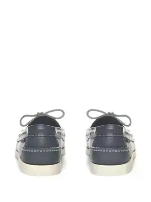 SEBAGO Leather Boat Shoes - Blue
