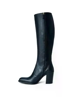 Chloé 80mm Leather Knee-high Boots