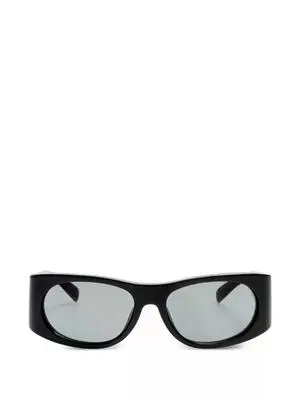 Jacquemus Oval-frame Sunglasses - Black