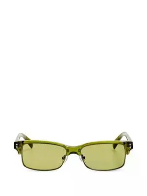 Jacquemus Rectangle Sunglasses - Green