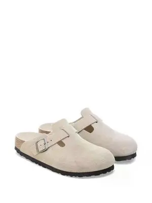 BIRKENSTOCK Boston Suede Slippers