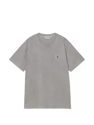 Carhartt Work In Progress Ss Nelson Logo-patch T-shirt - Grey