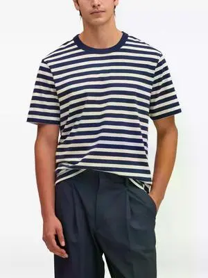 Nn07 Pedro Striped T-shirt - Blue