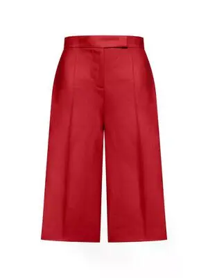 Max Mara Pleated Shorts - Red
