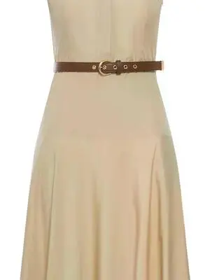 Max Mara Belted Maxi Dress