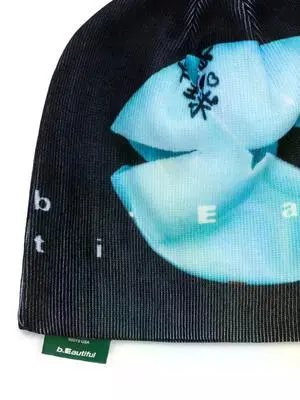 B.EAUTIFUL Logo Beanie Hat
