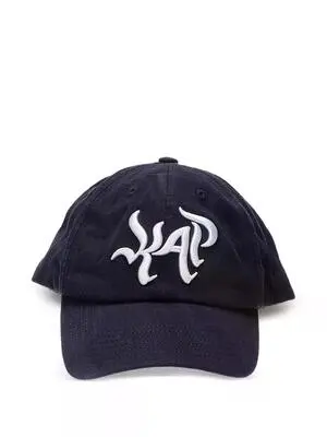 KAP COMPANY Embroidered-logo Cap - Blue