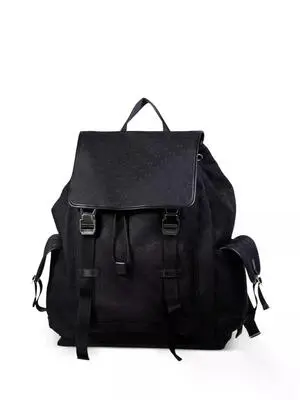 Gucci Large Gg Canvas Backpack - Black