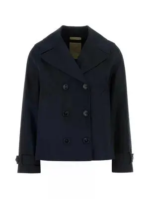 Woolrich Double-breasted Trench Coat - Blue