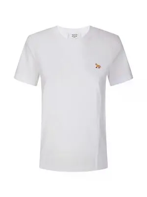 Maison Kitsuné Chest-patch Crew-neck T-shirt - White