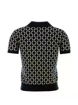 Max Mara Patterned Polo Shirt