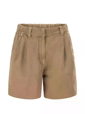 Brunello Cucinelli Patch-pocket Mini Shorts - Brown