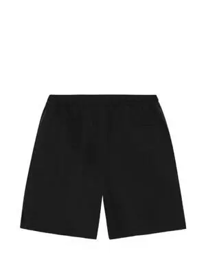 LES DEUX Raphael Elastic-waist Shorts - Black
